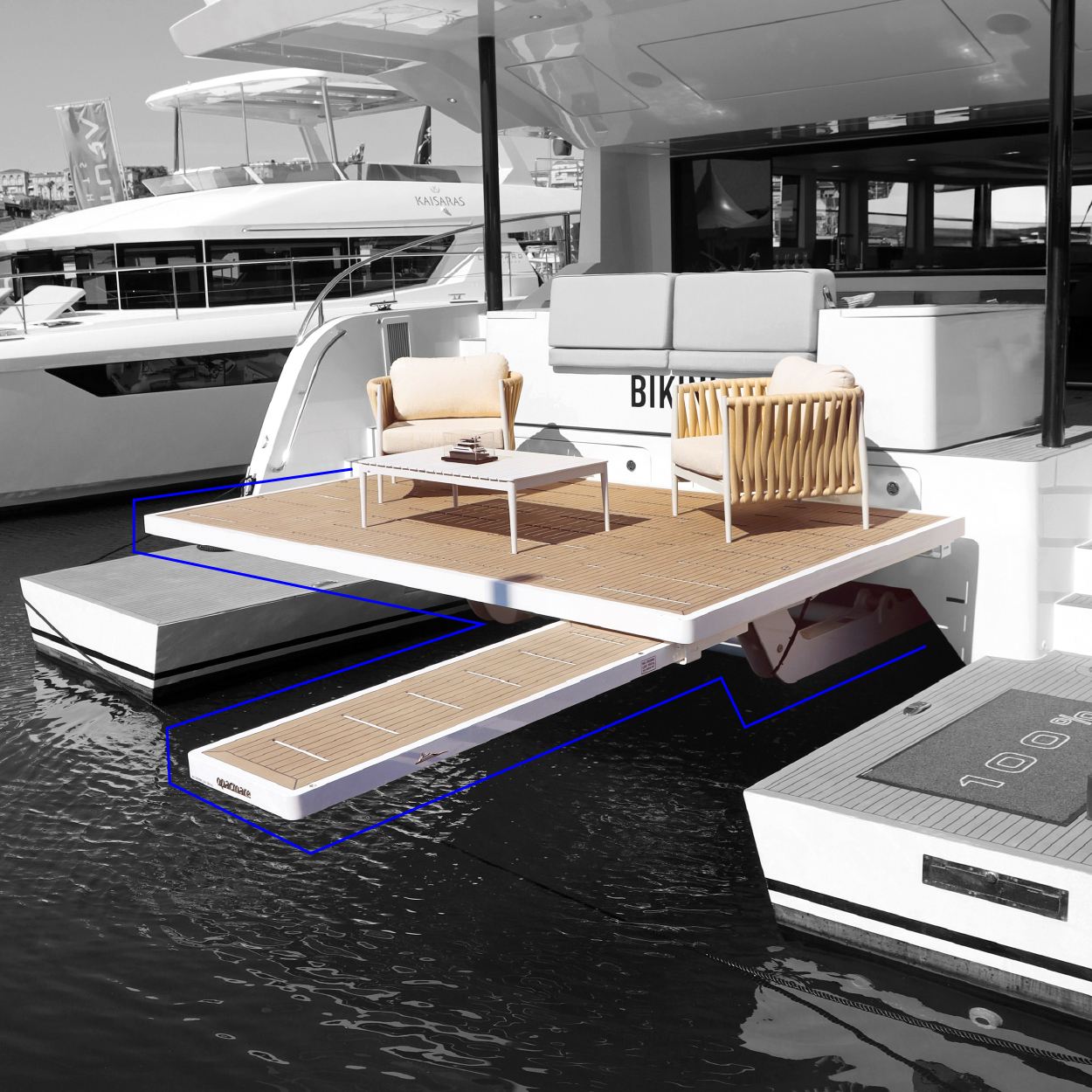 TENDER LIFT FOR CATAMARANS 5240